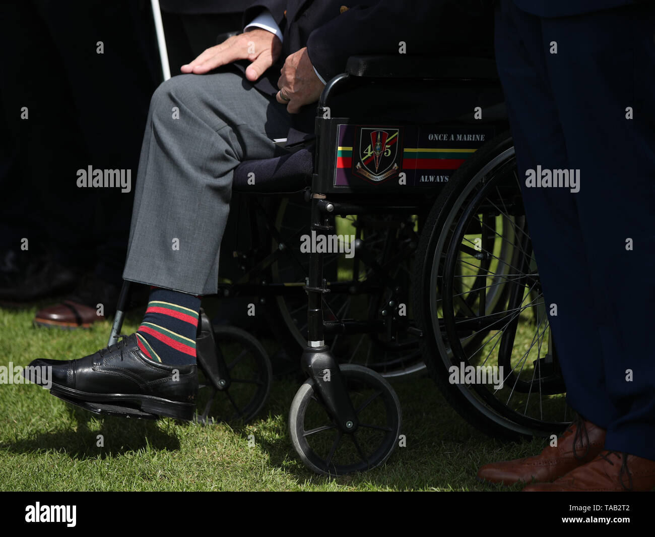 Veteran Terry Durkin, who served with the Royal Marines 45 Commando ...