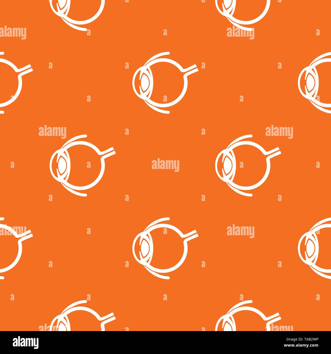Anatomy of eye pattern vector orange Stock Vector Image & Art - Alamy