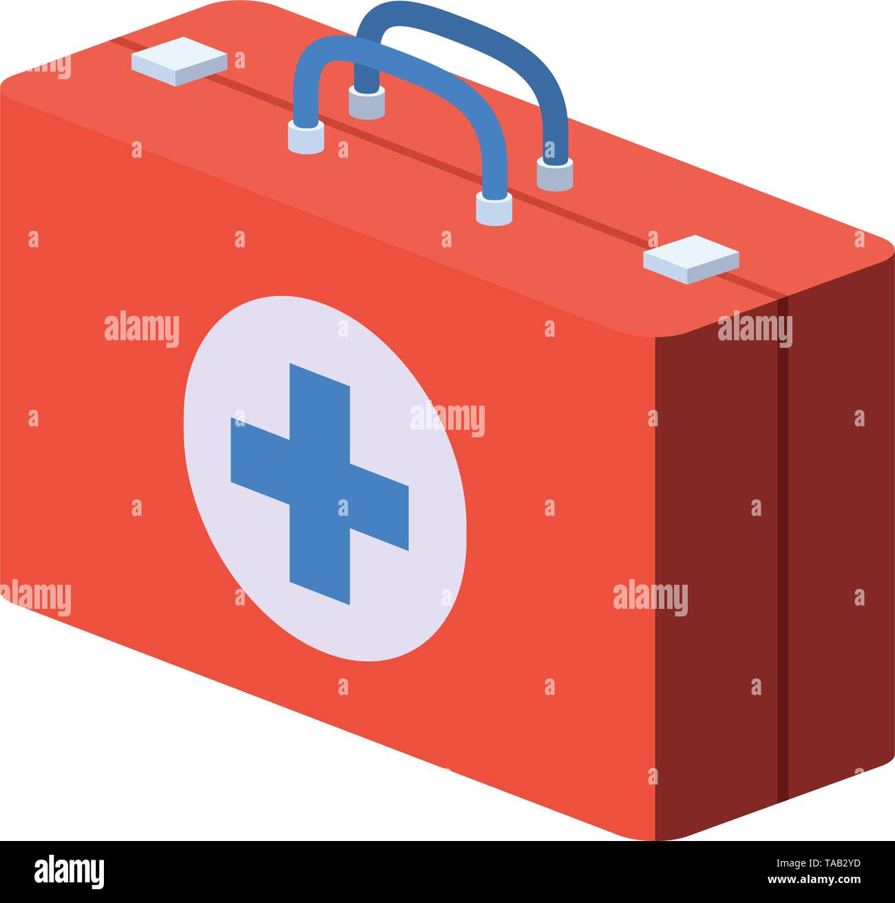 first aid kit on white background Stock Vector Image & Art - Alamy