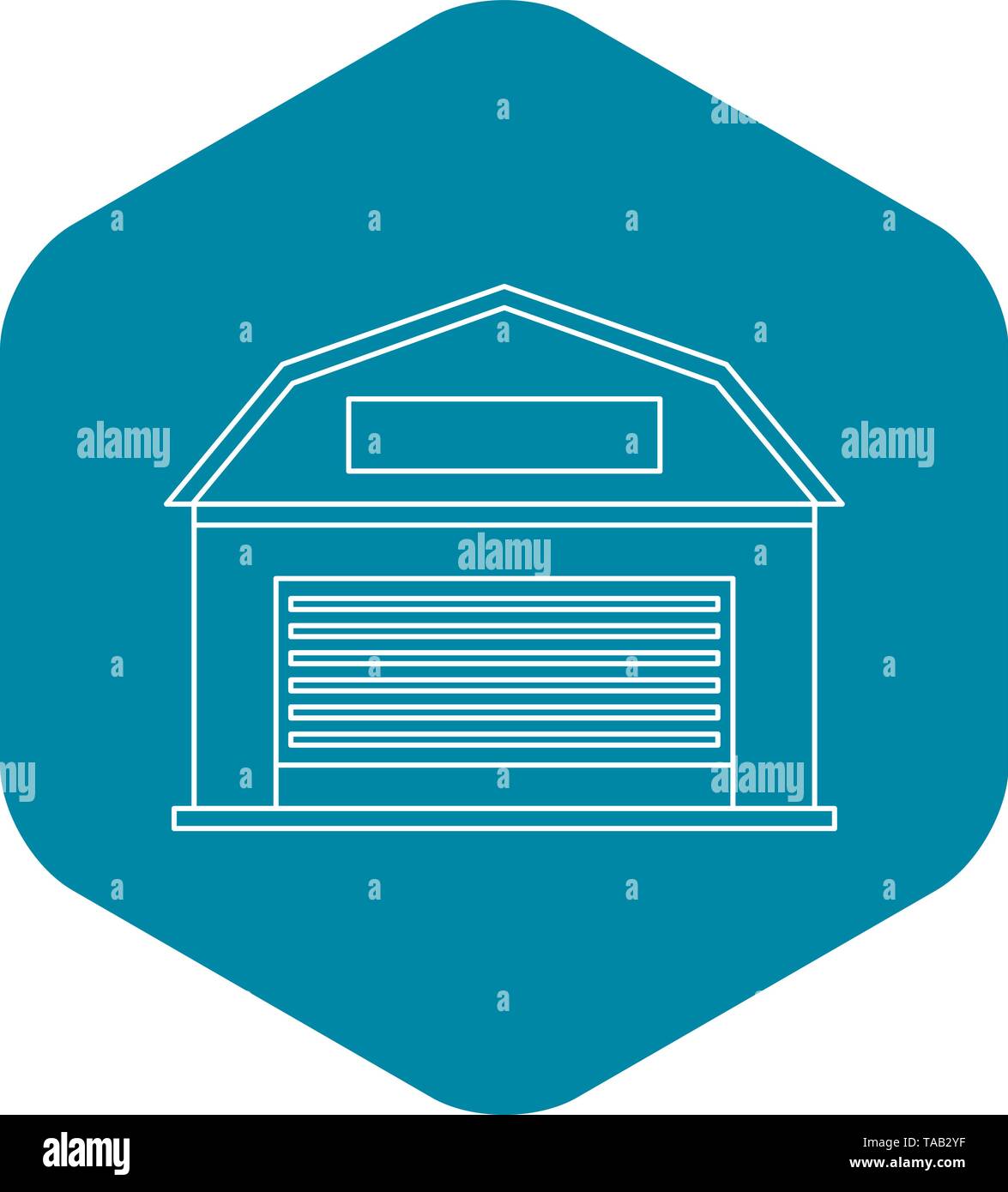 Warehouse building icon, outline style Stock Vector Image & Art - Alamy