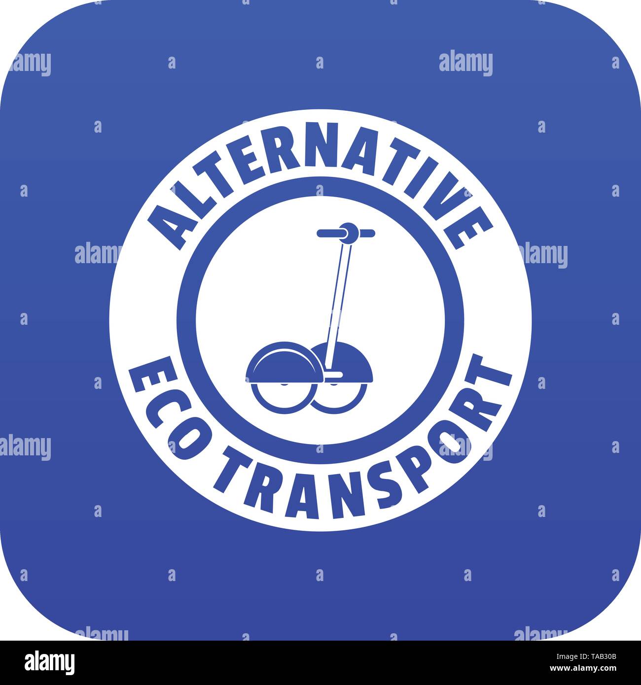 Personal gyro scooter icon blue vector Stock Vector Image & Art - Alamy