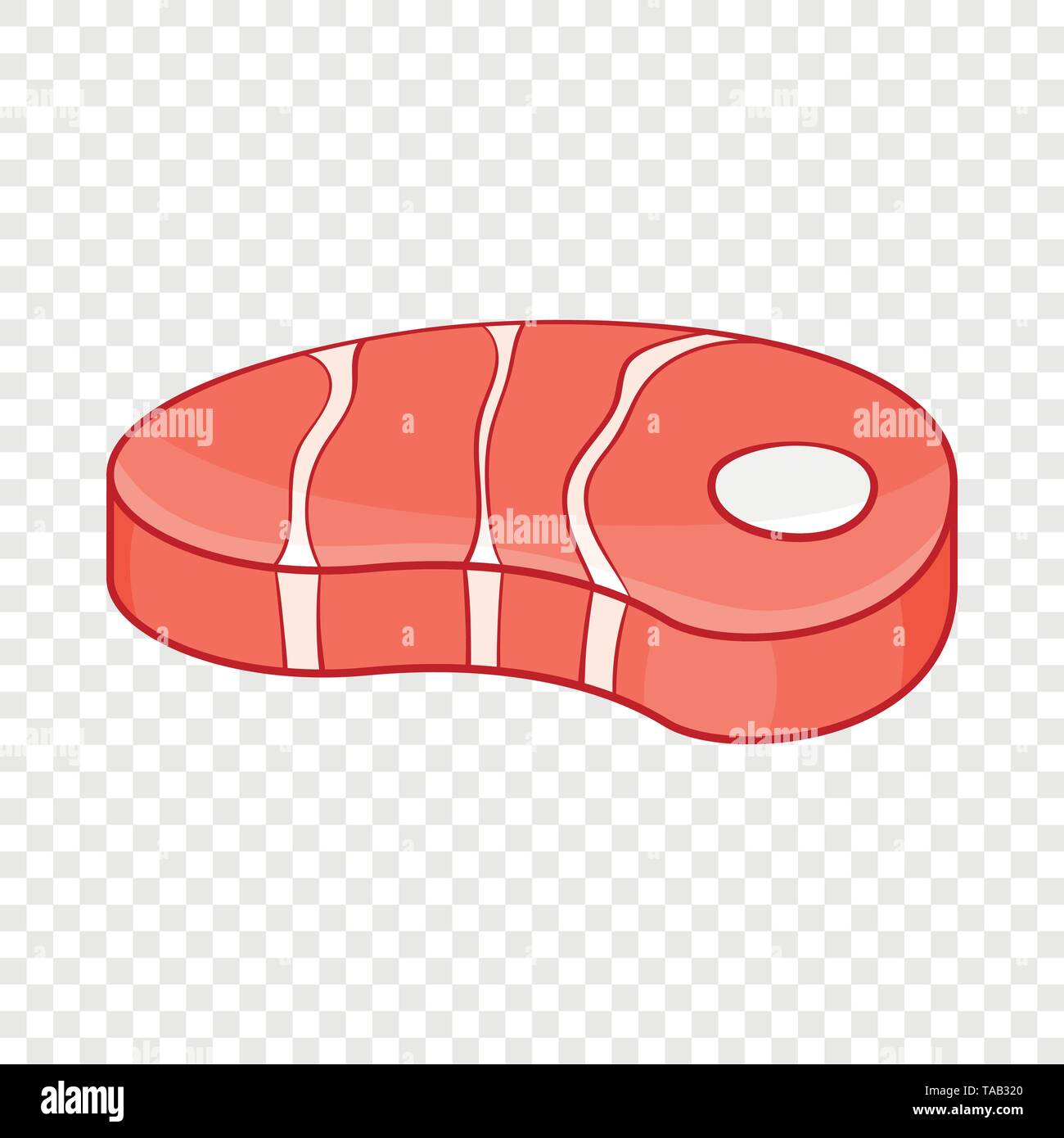 Juicy meat icon, cartoon style Stock Vector Image & Art - Alamy