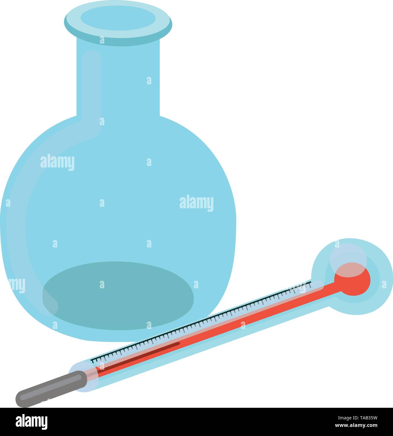 laboratory instruments in white background Stock Vector Image & Art - Alamy