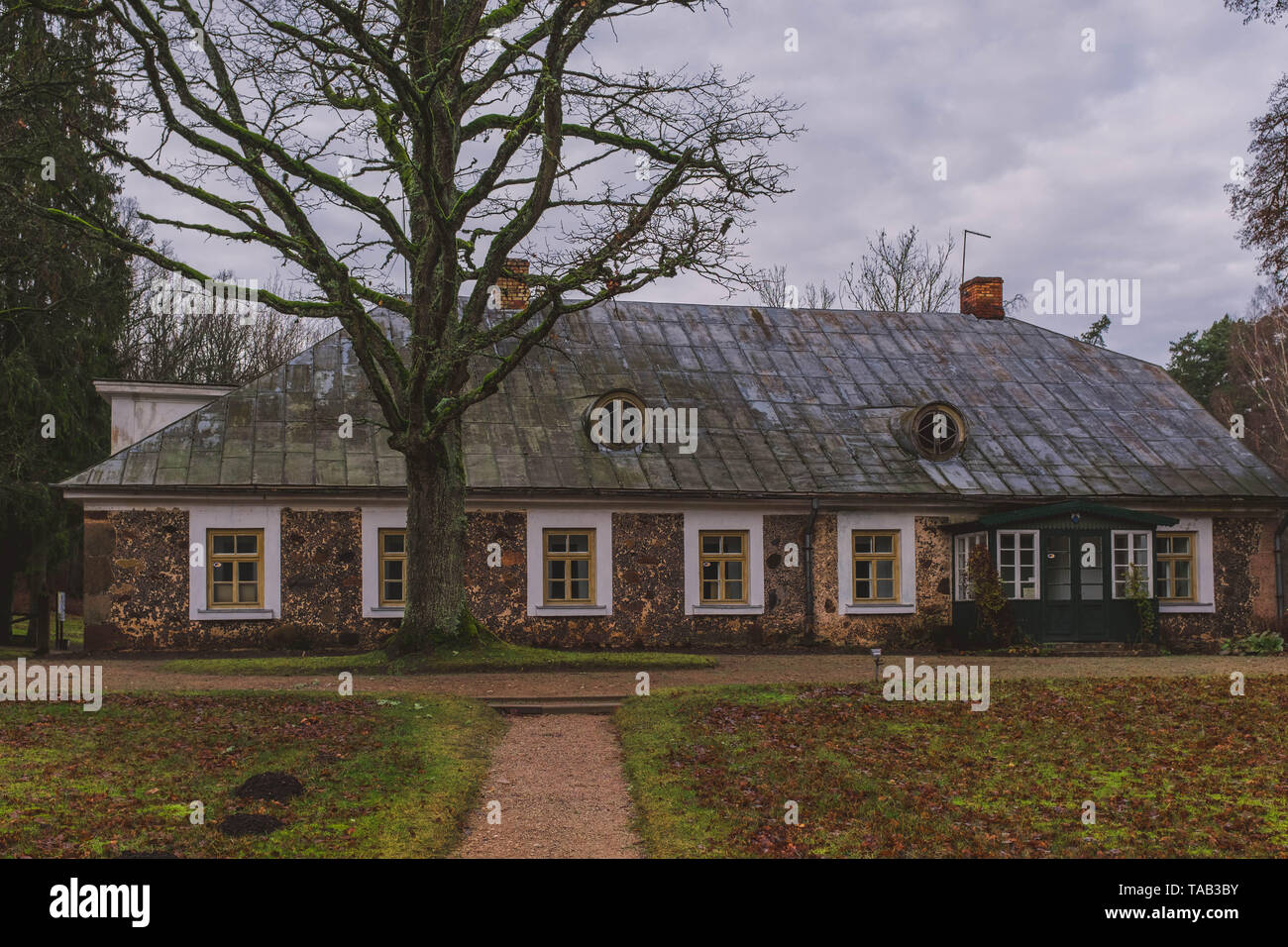 Memorial museum "Sprīdīši" of Latvian writer Anna Brigadere Stock Photo ...