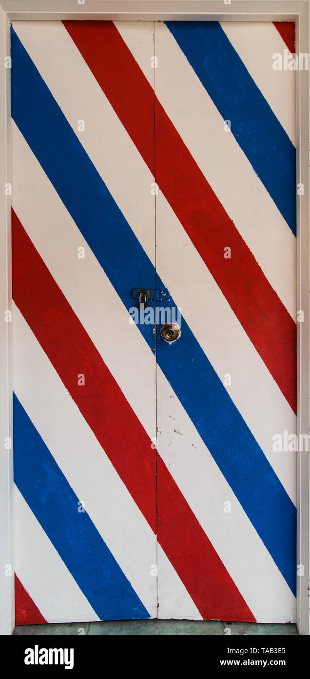 vintage envelope style paint door Stock Photo - Alamy