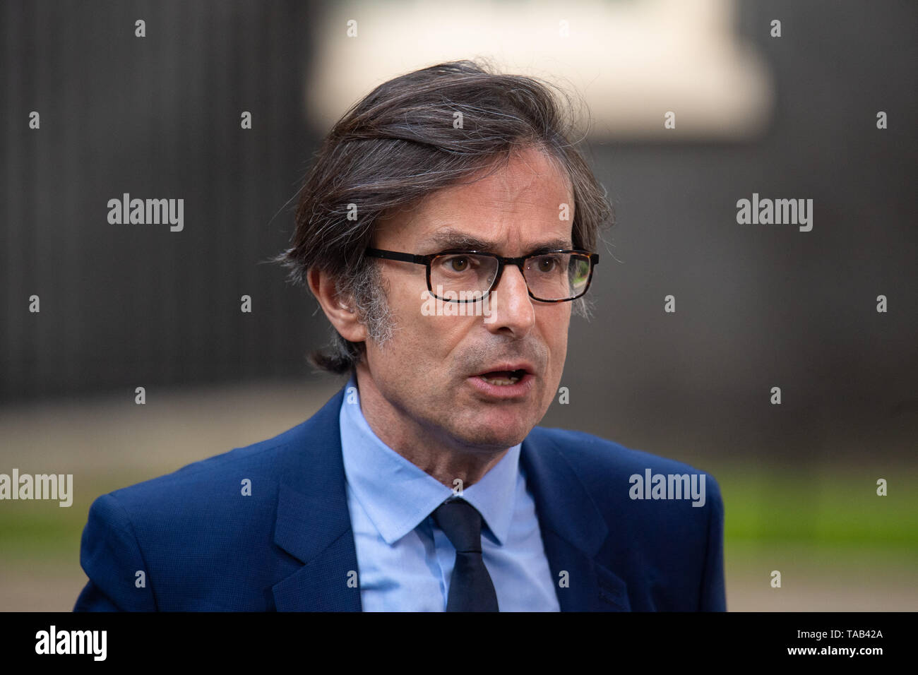 ITV News Political Editor Robert Peston in Downing Street, London Stock ...