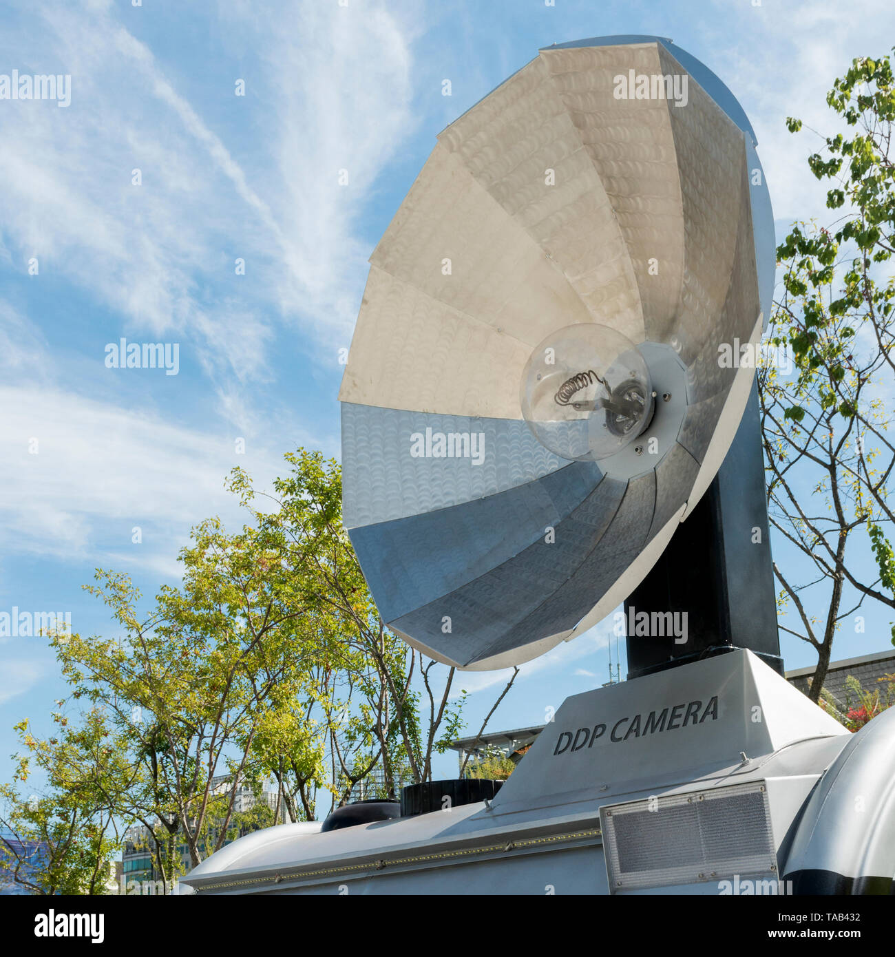 Camera Satellite Dish, DDP Camera, Dongdaemun History and Culture Park ...