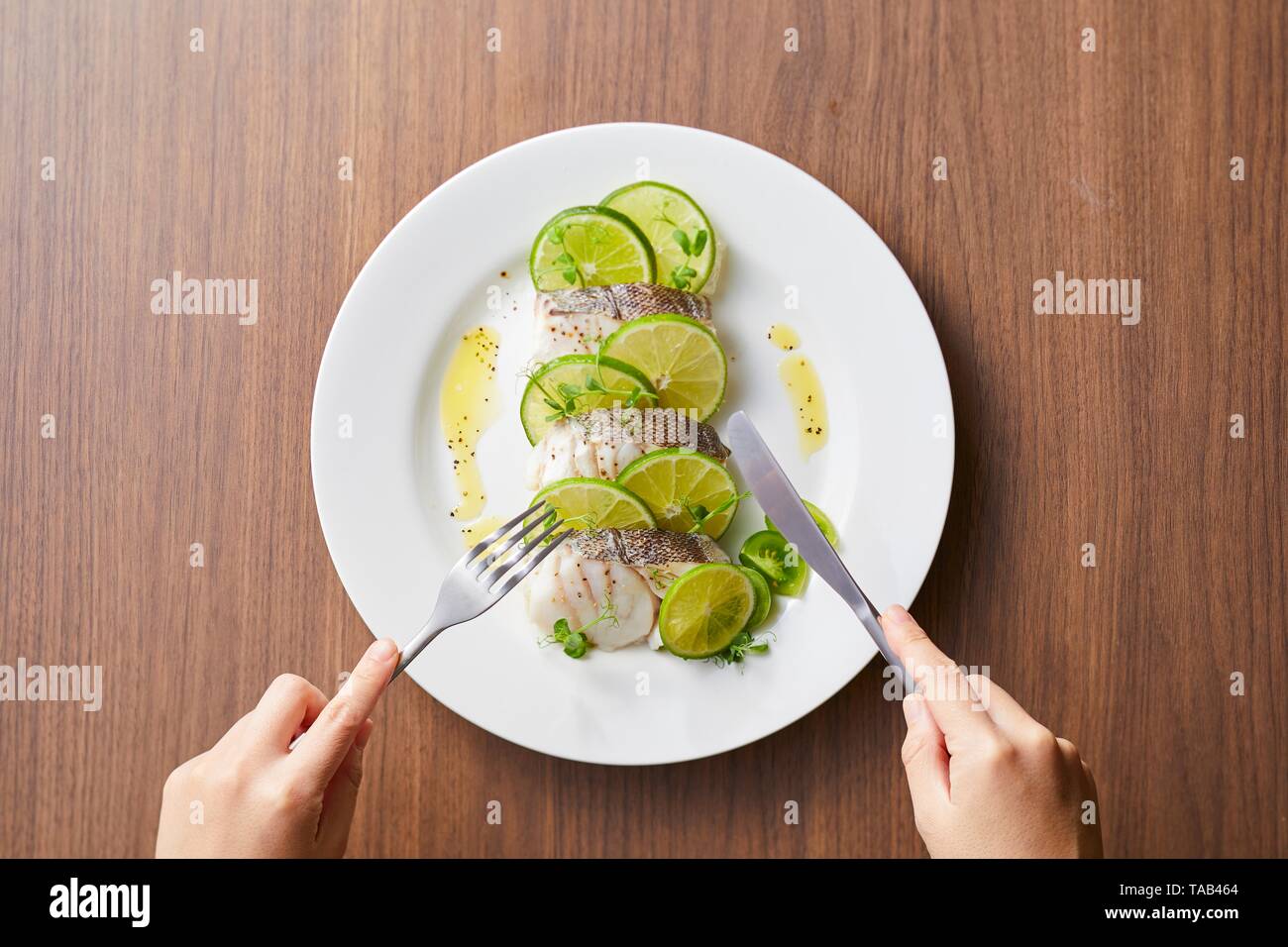 Pescatarian meal hi-res stock photography and images - Alamy