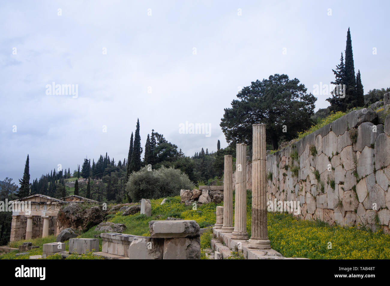 The athenian temple of apollo hi-res stock photography and images - Alamy