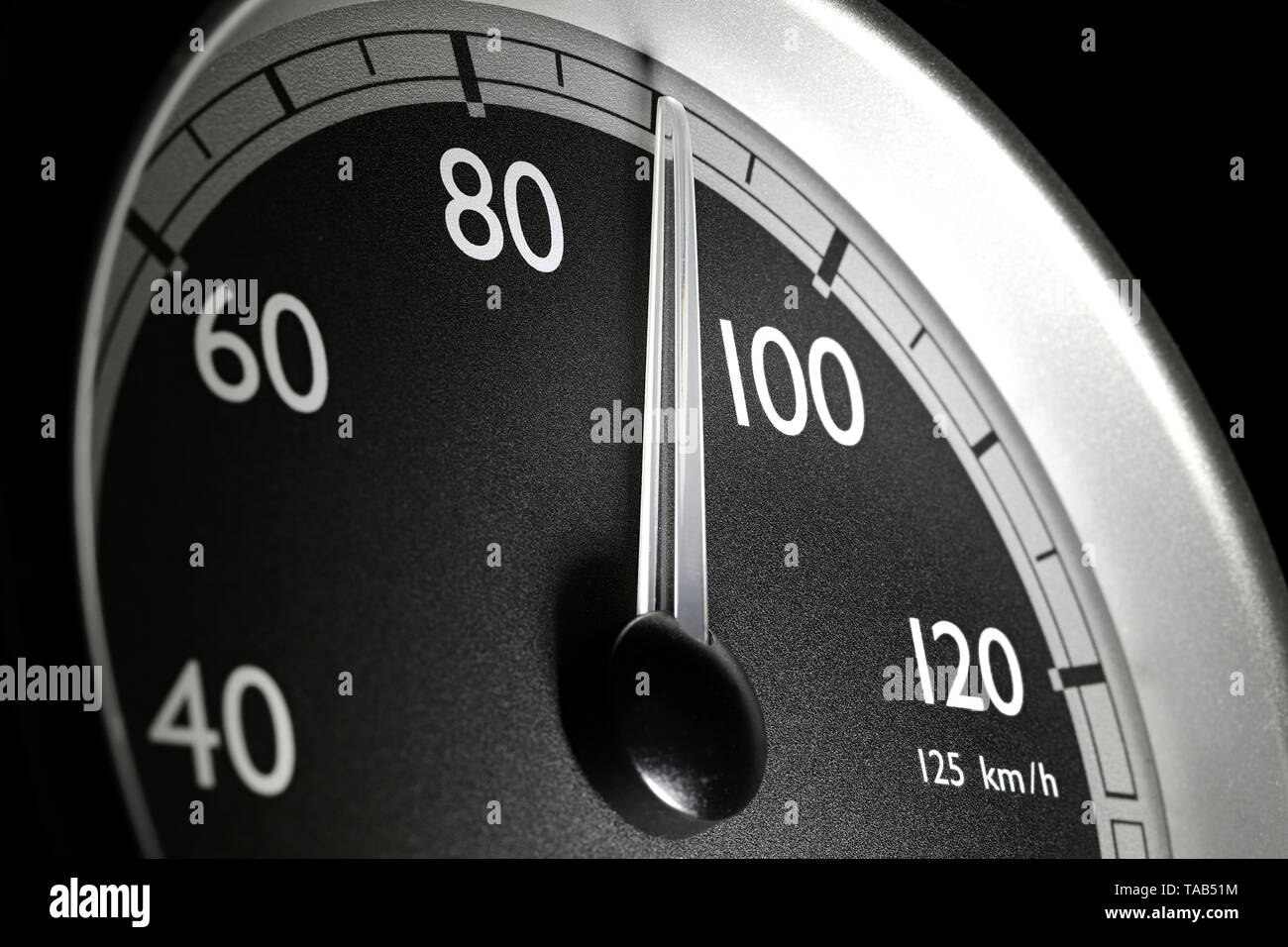 speedometer of a truck at cruising speed of 90 km/h Stock Photo - Alamy