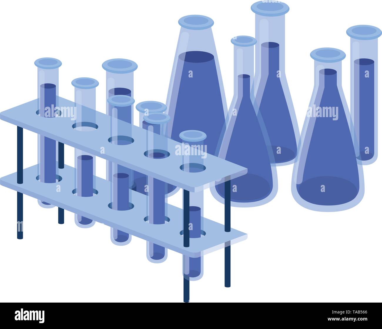 laboratory instruments in white background Stock Vector Image & Art - Alamy