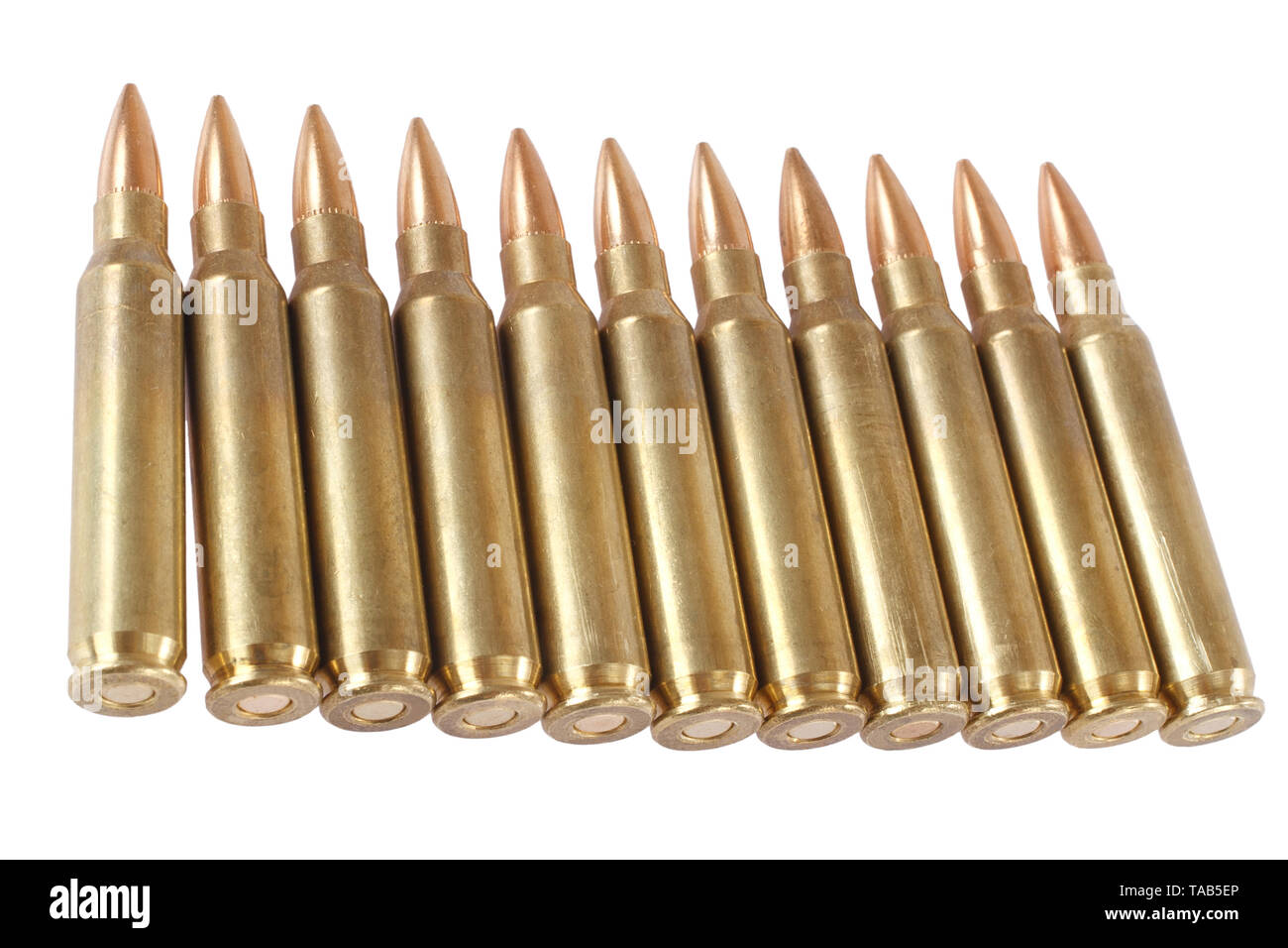 The 5.56×45mm NATO rimless bottlenecked intermediate cartridges ...