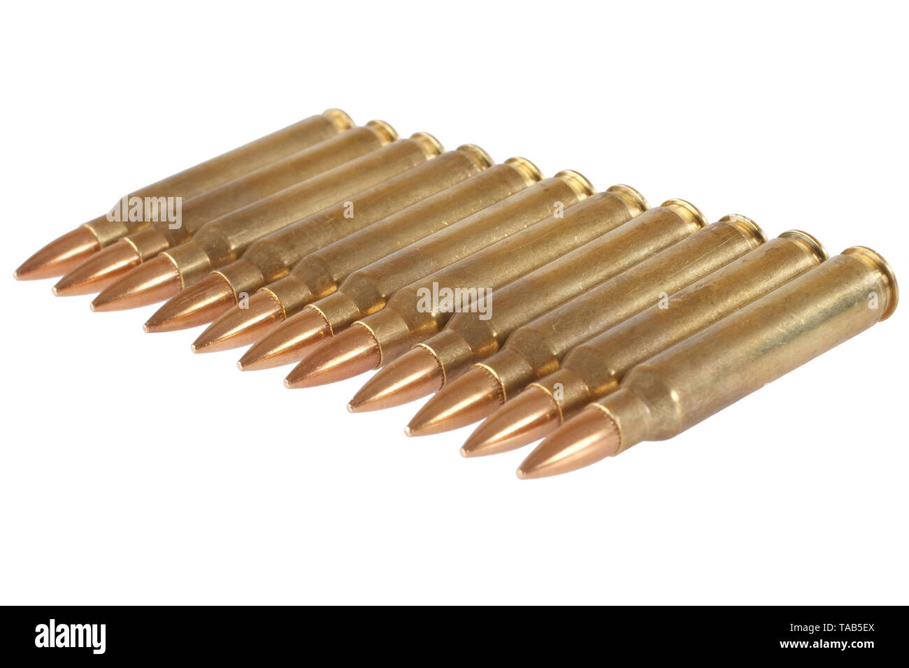 The 5.56×45mm NATO rimless bottlenecked intermediate cartridges ...