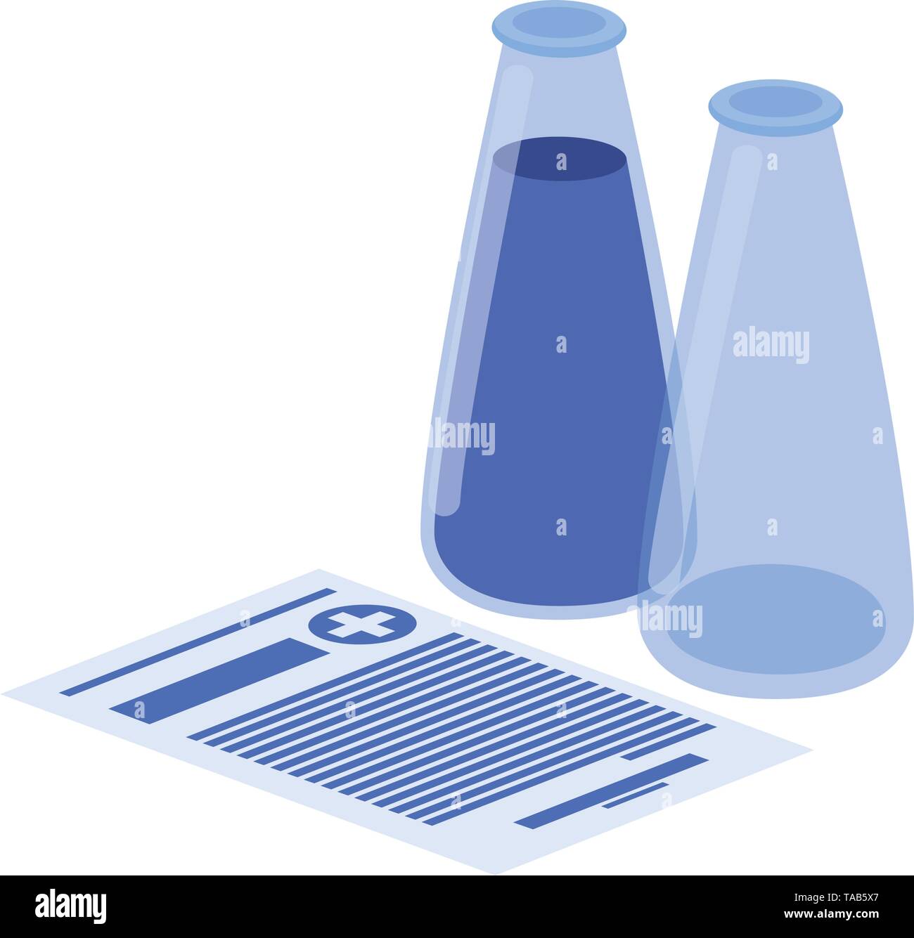 laboratory instruments in white background Stock Vector Image & Art - Alamy