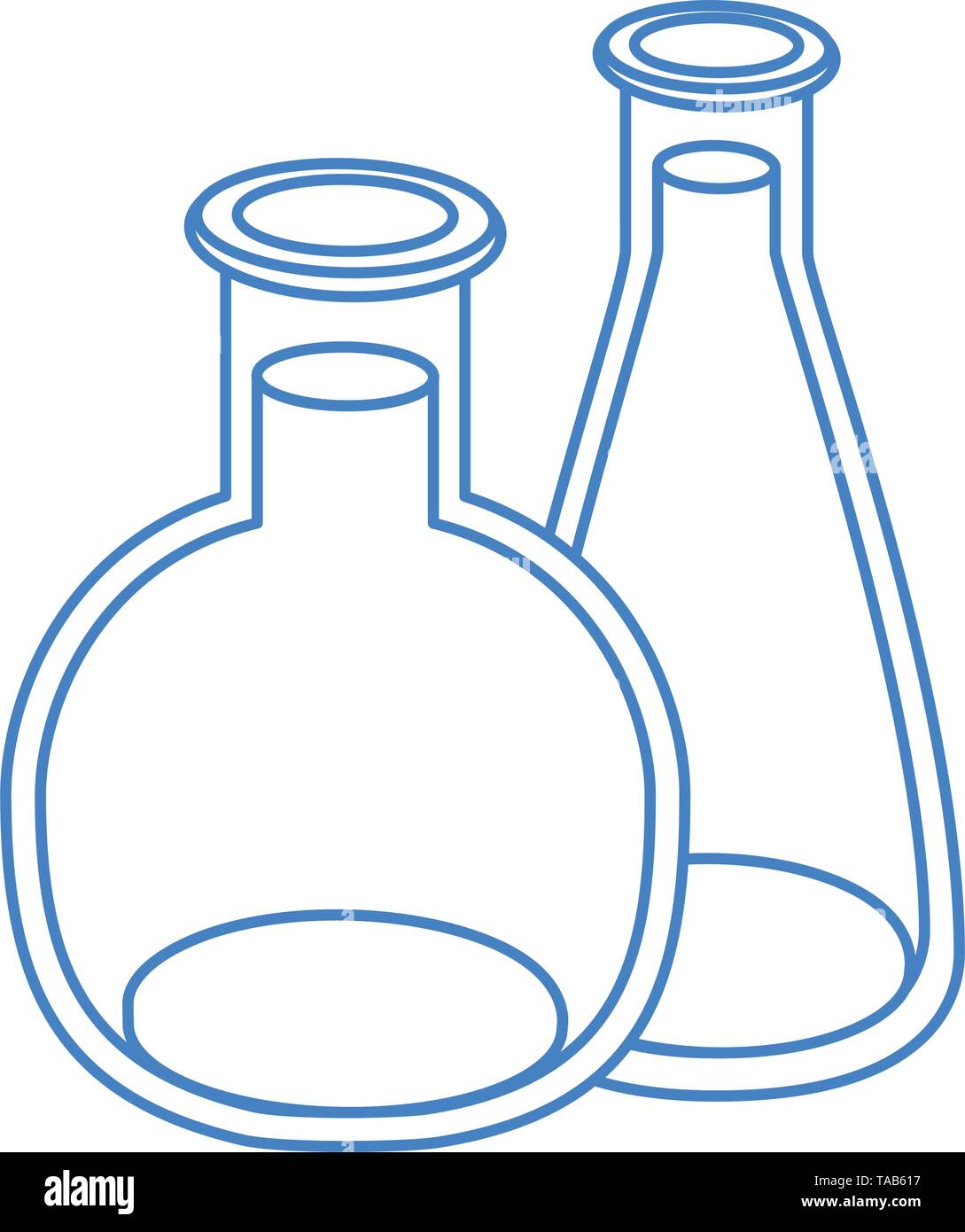 laboratory instruments in white background Stock Vector Image & Art - Alamy