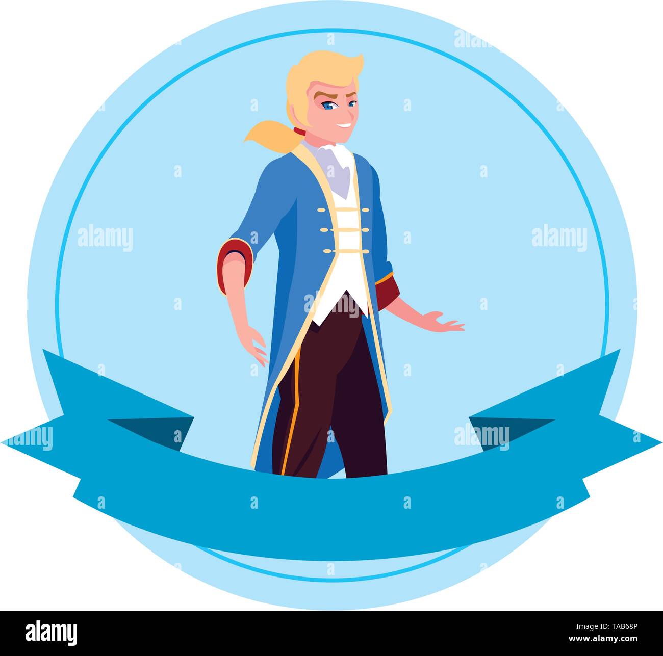 prince charming of tales character vector illustration design Stock ...