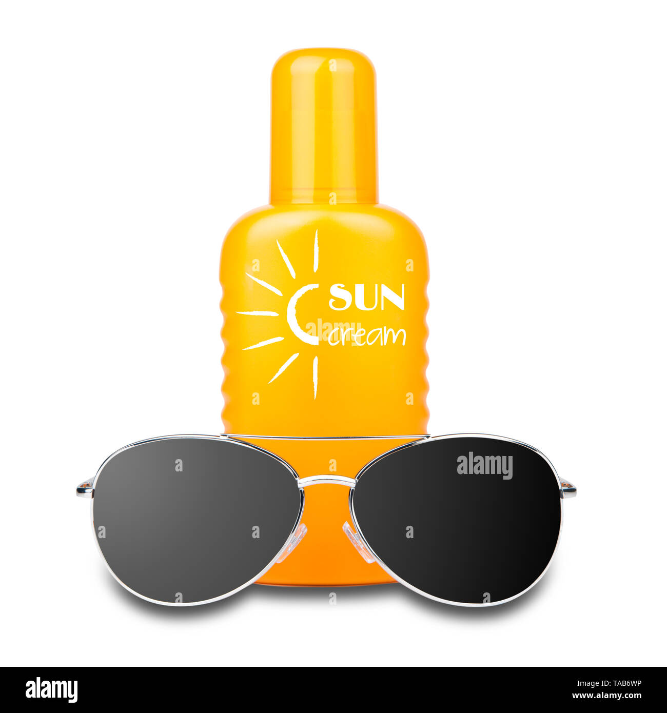 Sun cream Cut Out Stock Images & Pictures - Alamy