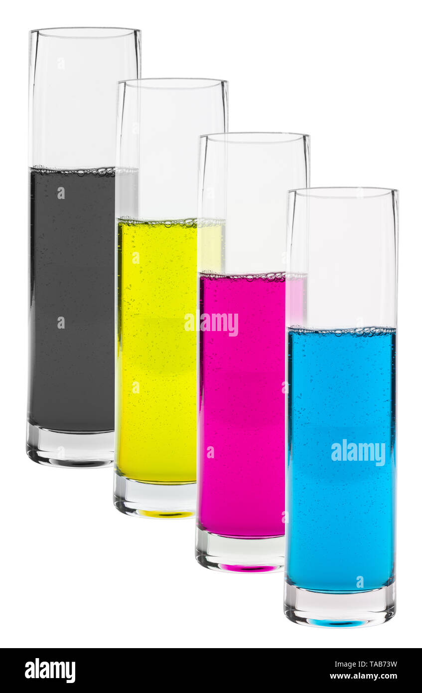 Liquid cmyk ink hi-res stock photography and images - Alamy