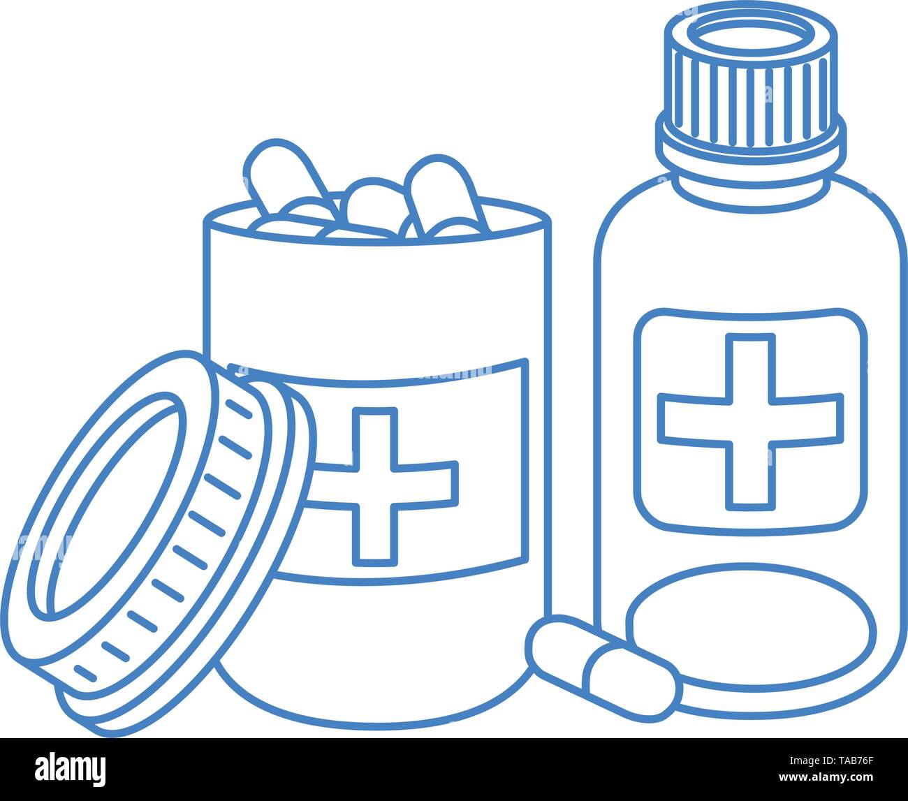 medicine drugs on white background Stock Vector Image & Art - Alamy