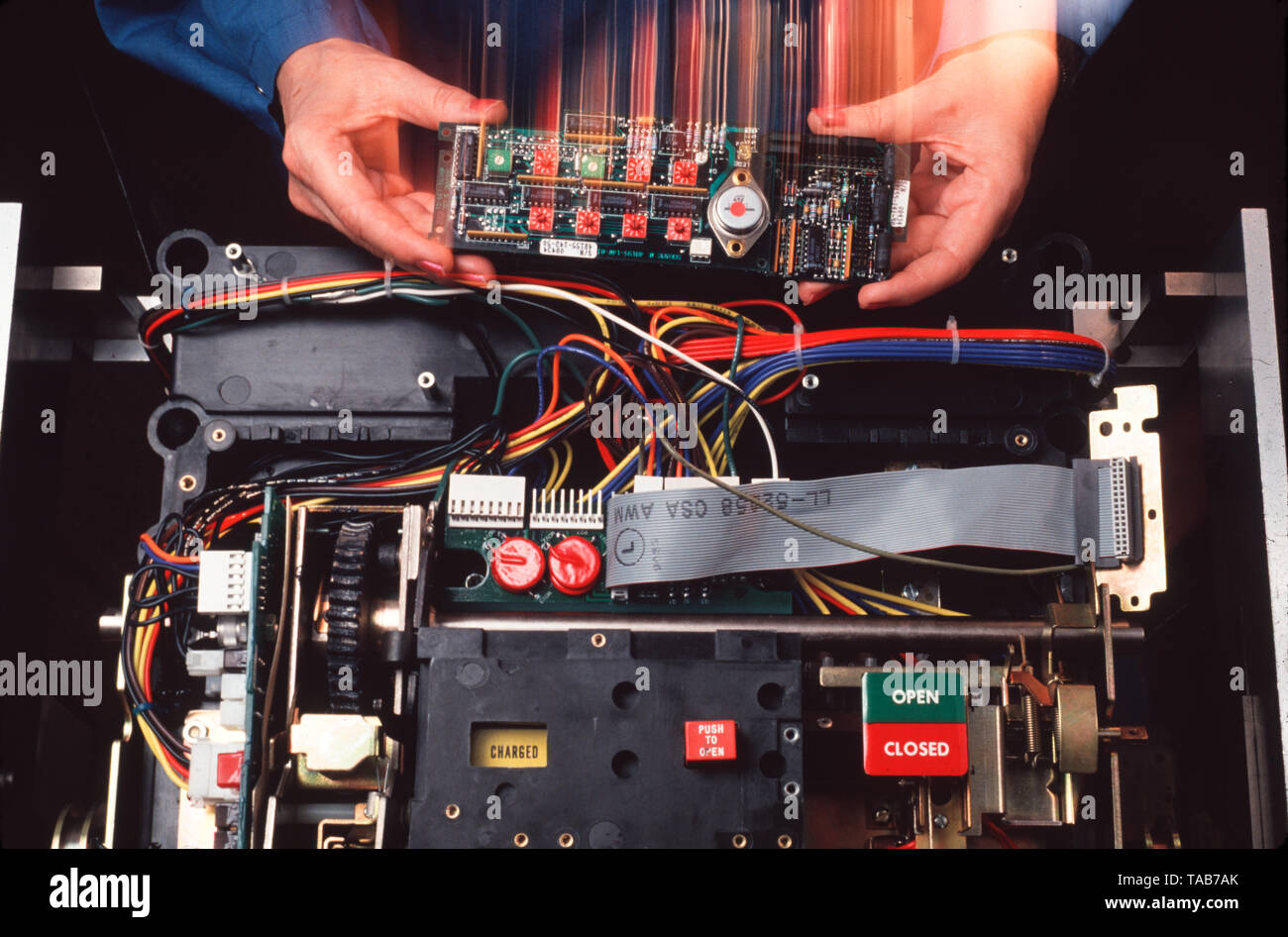 Computer Circut Install Stock Photo - Alamy