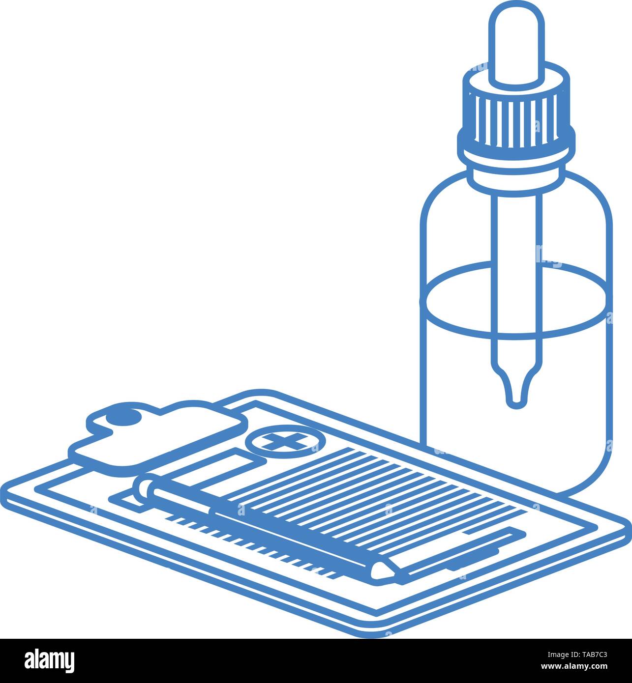 patient clinical history in white background Stock Vector Image & Art ...