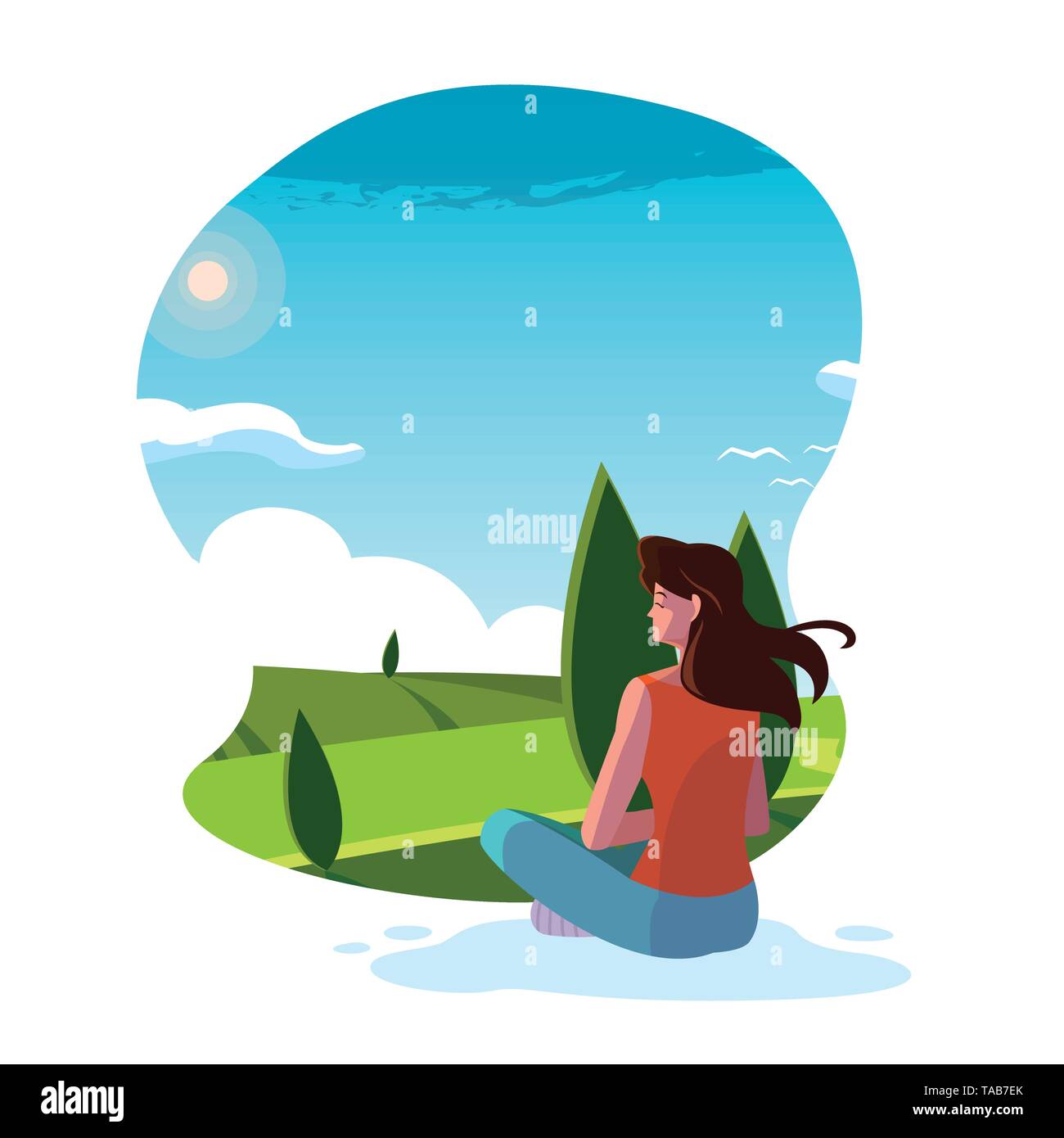 Observing environment Stock Vector Images - Alamy