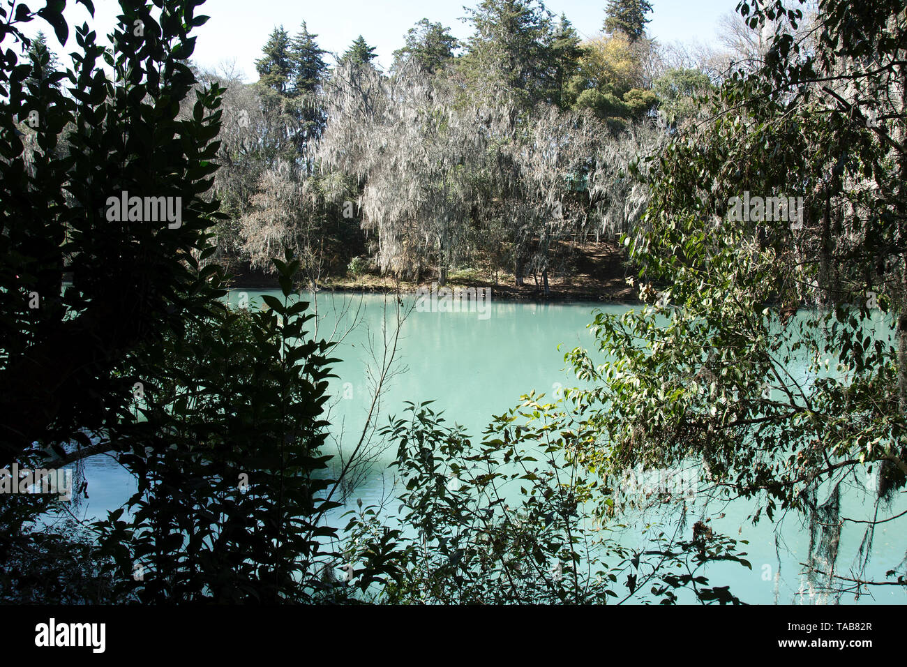 Lago Turquesa lake in Eco Turistico del Lago Park, San Miguel Regla ...