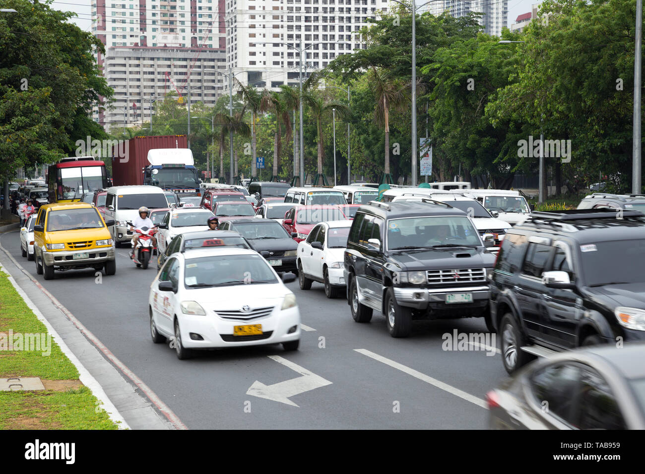 Philippine rush hour hi-res stock photography and images - Alamy