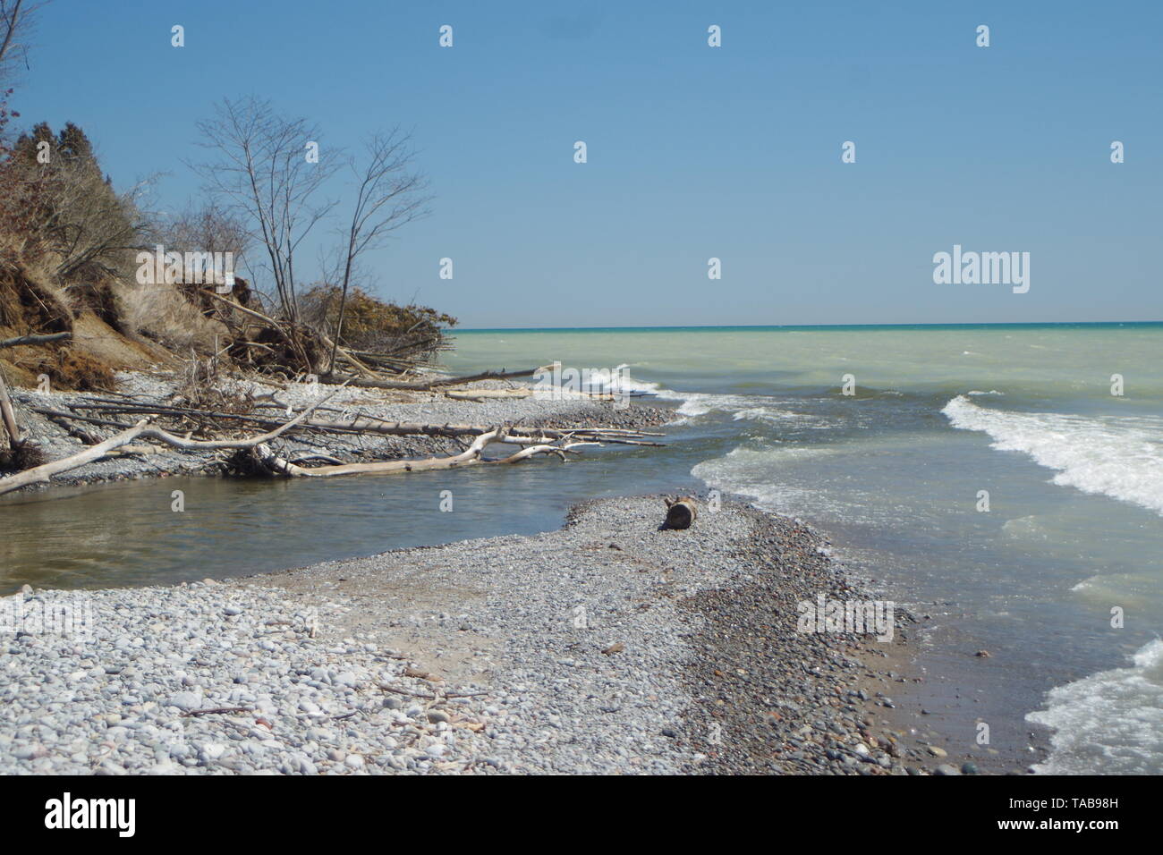Beach front/river front Stock Photo - Alamy