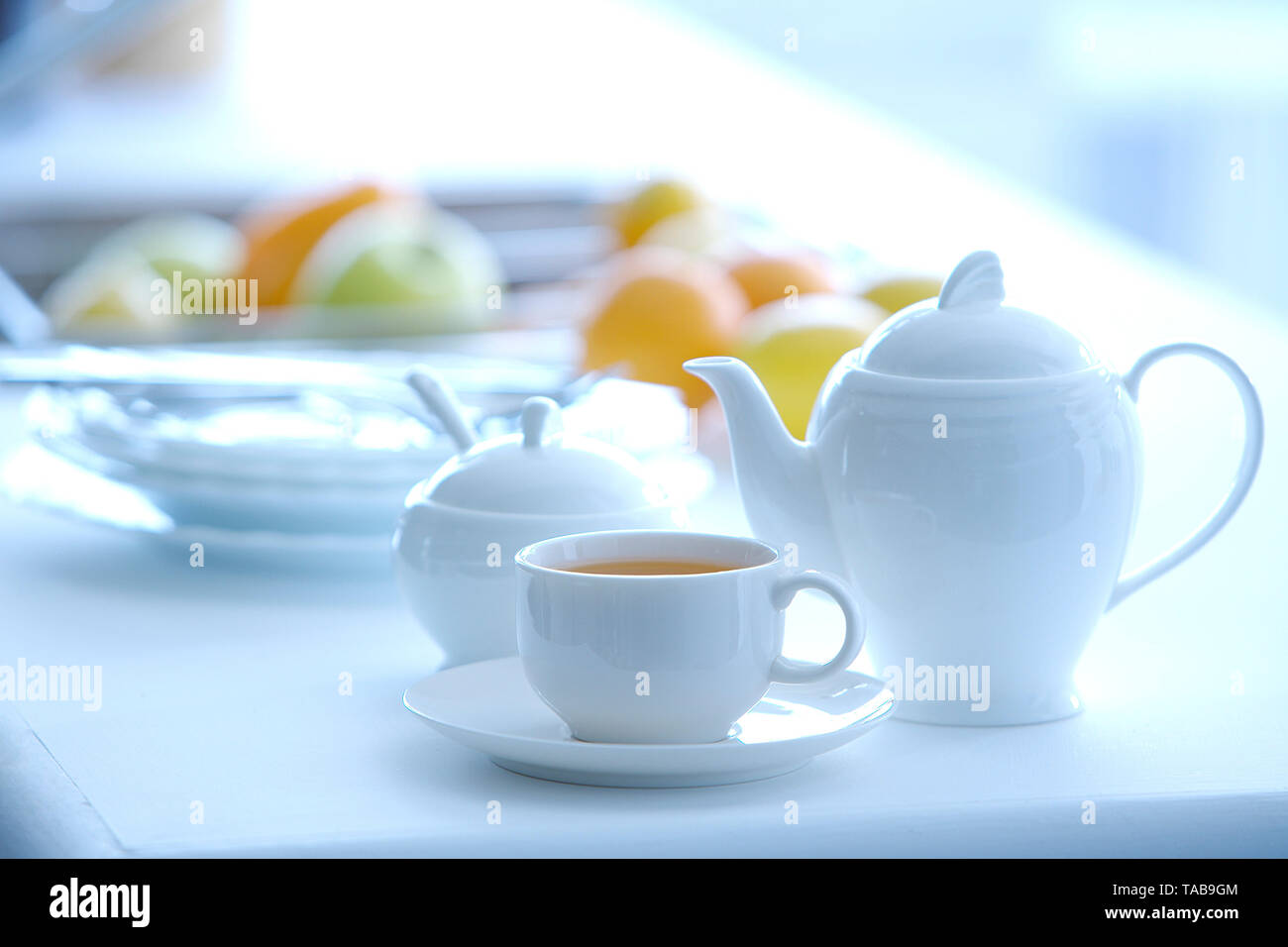 Dinner set dishes coffee tea hi-res stock photography and images - Alamy