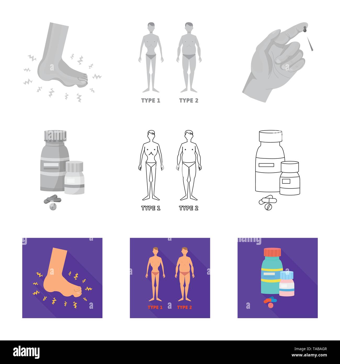 Muscular foot anatomy Stock Vector Images - Alamy