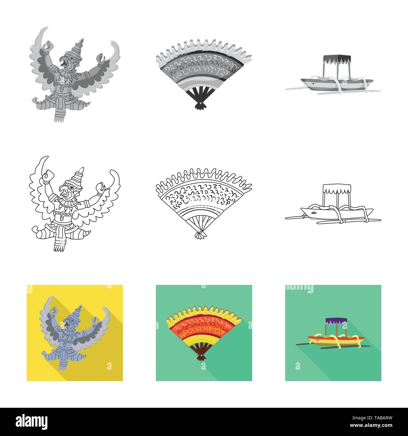 garuda,fan,boat,bird,beautiful,sail,wayang,summer,sea,jatayu,vintage ...