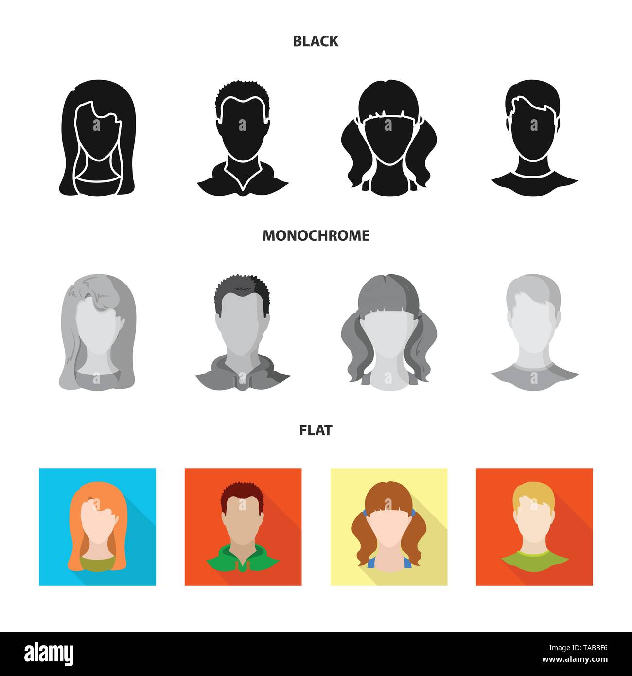 Isolated object of professional and photo symbol. Set of professional ...