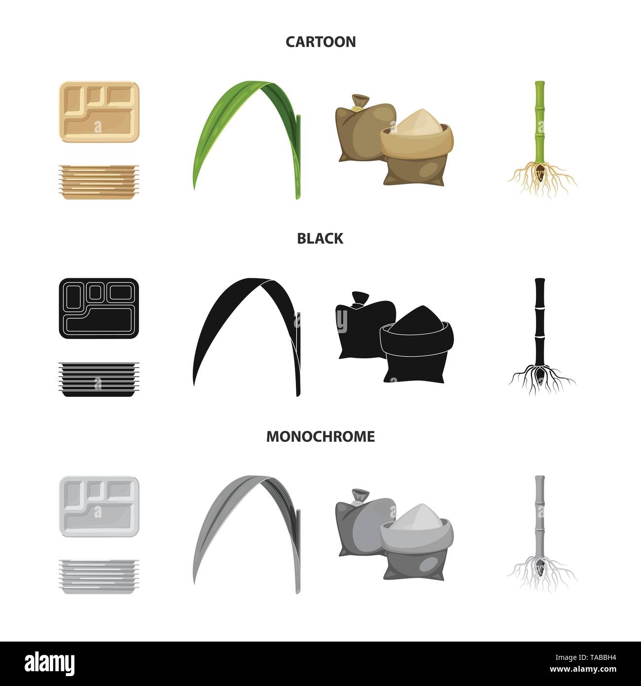 Vector illustration of farm and agriculture symbol. Set of farm and ...