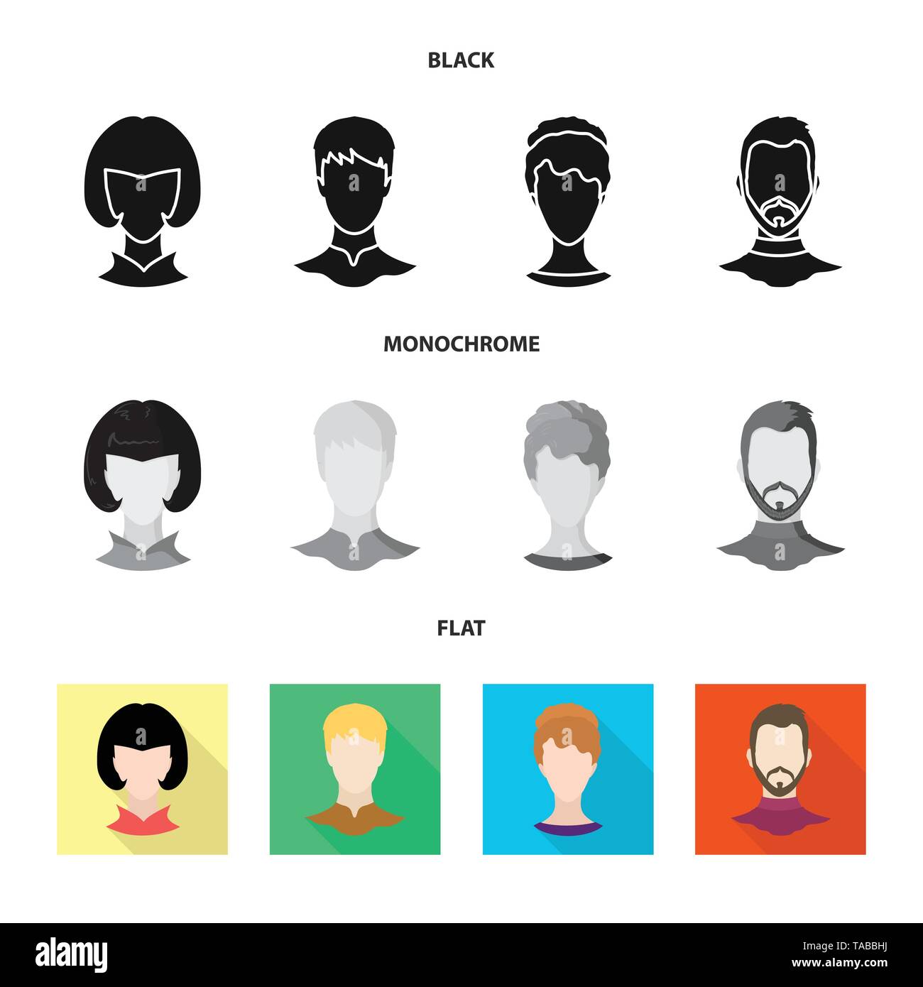 Vector illustration of professional and photo symbol. Collection of ...