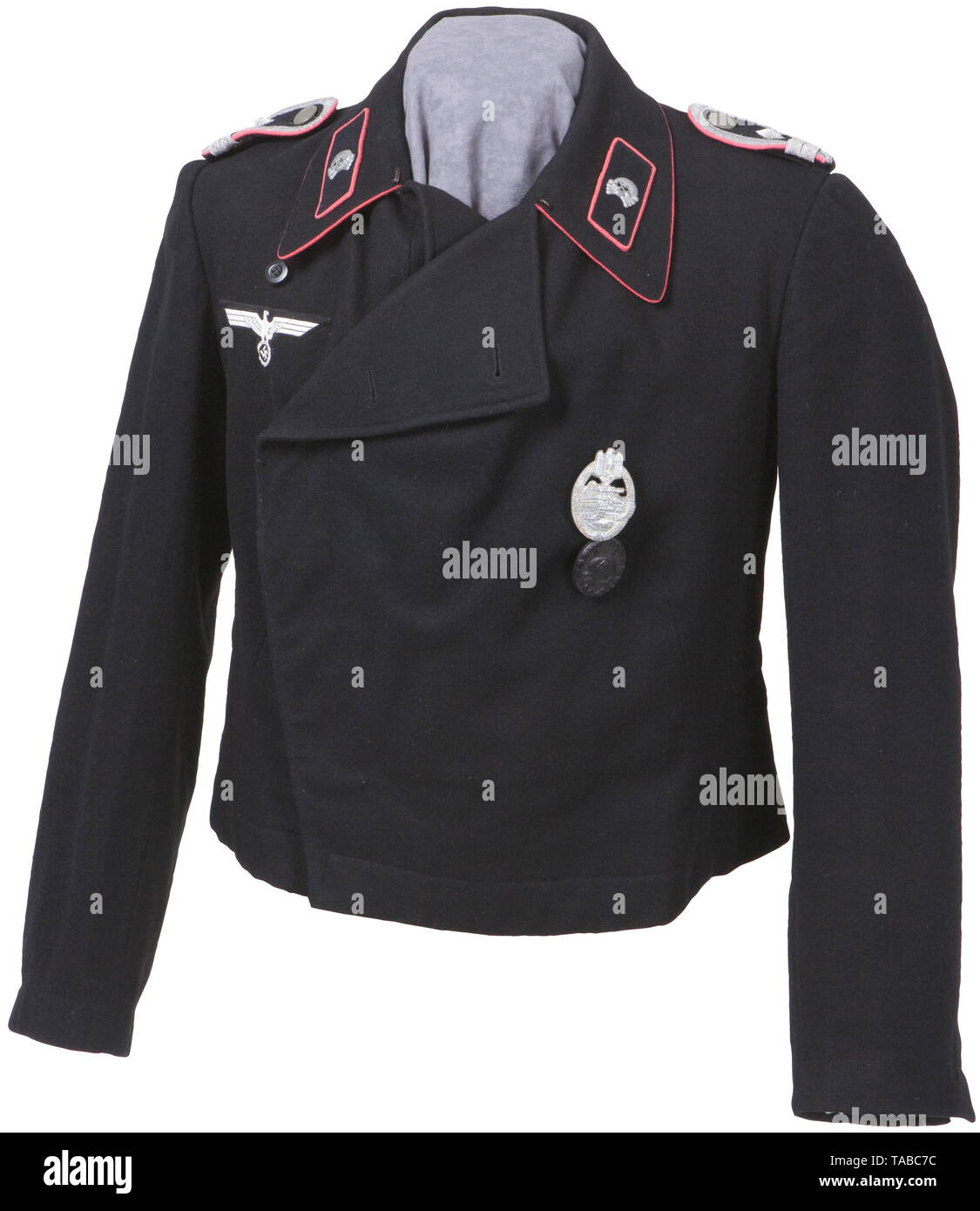 A field tunic and trousers in special black for the NCO Panzer troops ...