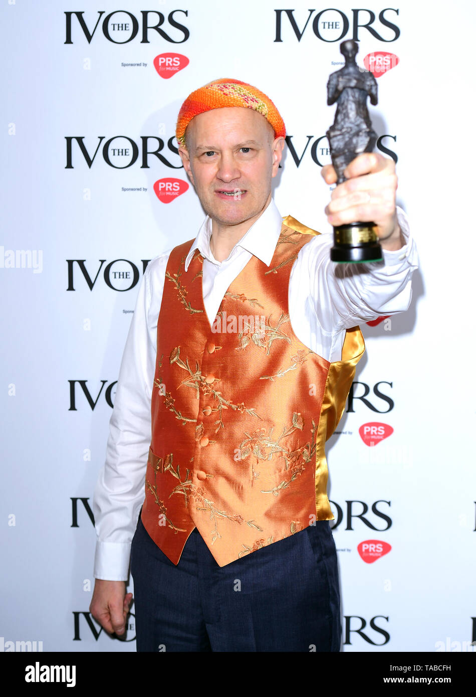 Django Bates with the Ivor Jazz award during the Annual Ivor Novello ...