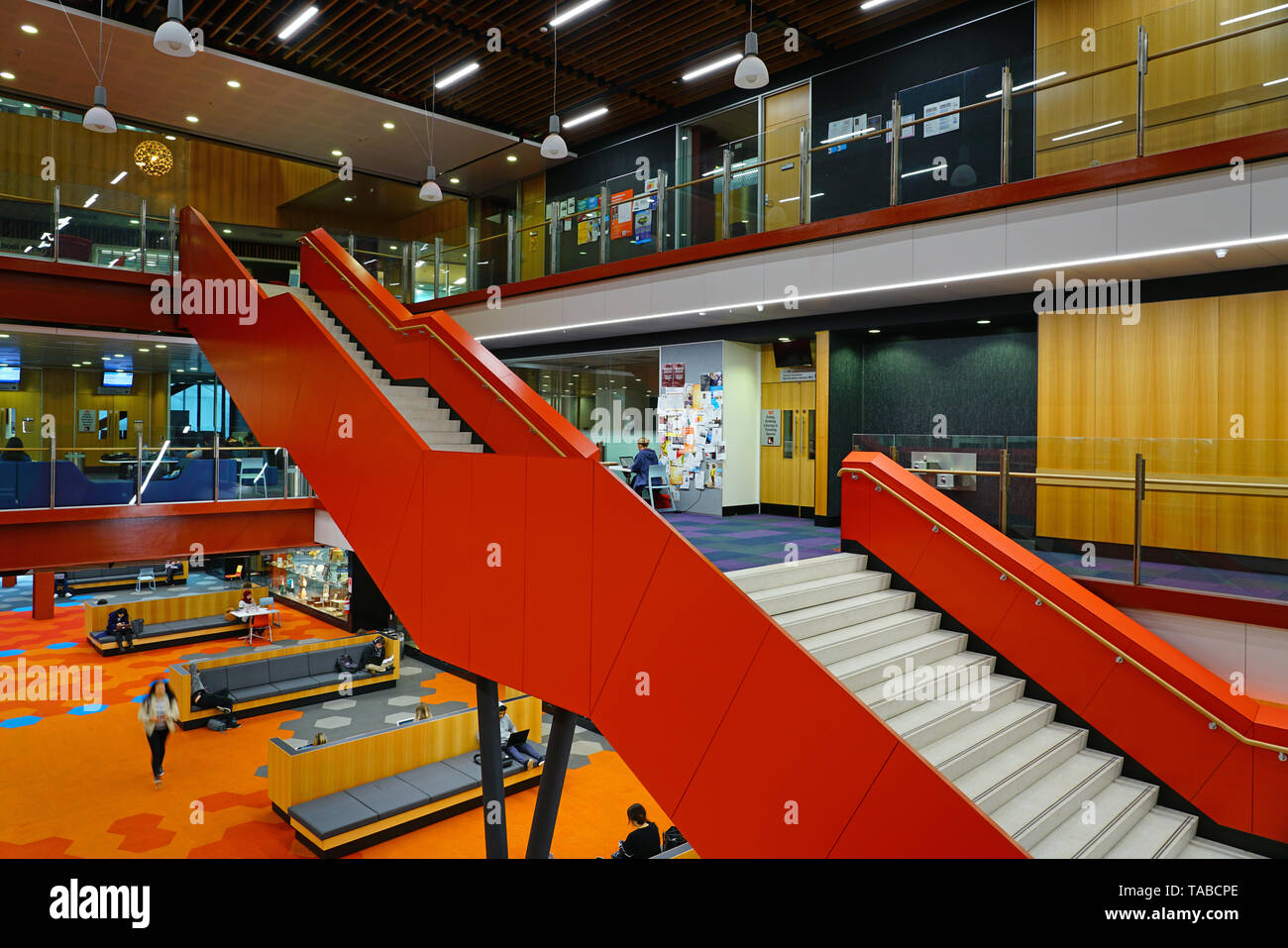 AUCKLAND, NEW ZEALAND -5 AUG 2018- View of the campus of the University ...