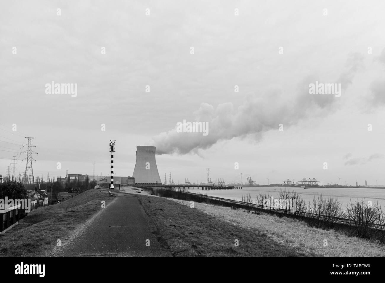 Abandoned town of Doel in Belgium Stock Photo - Alamy