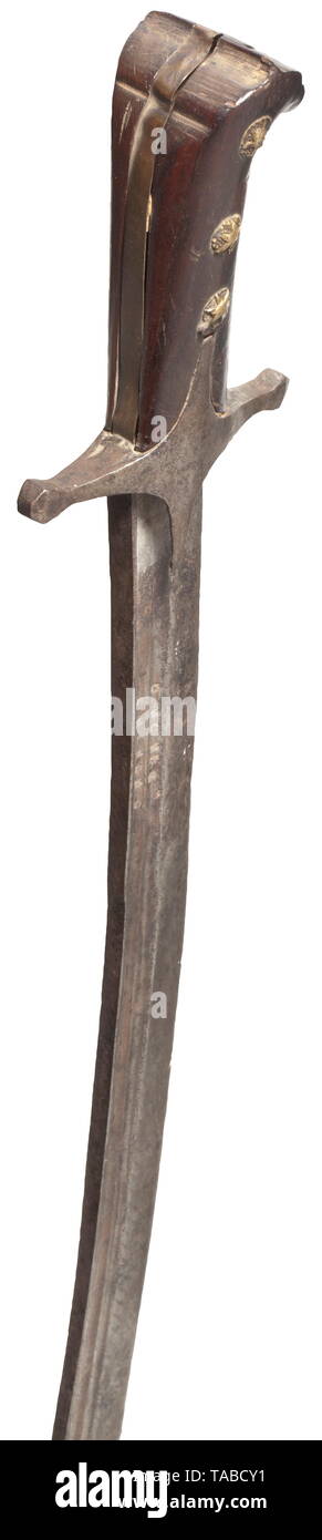An Ottoman karabela, circa 1700 Sturdy single-edged blade with double ...