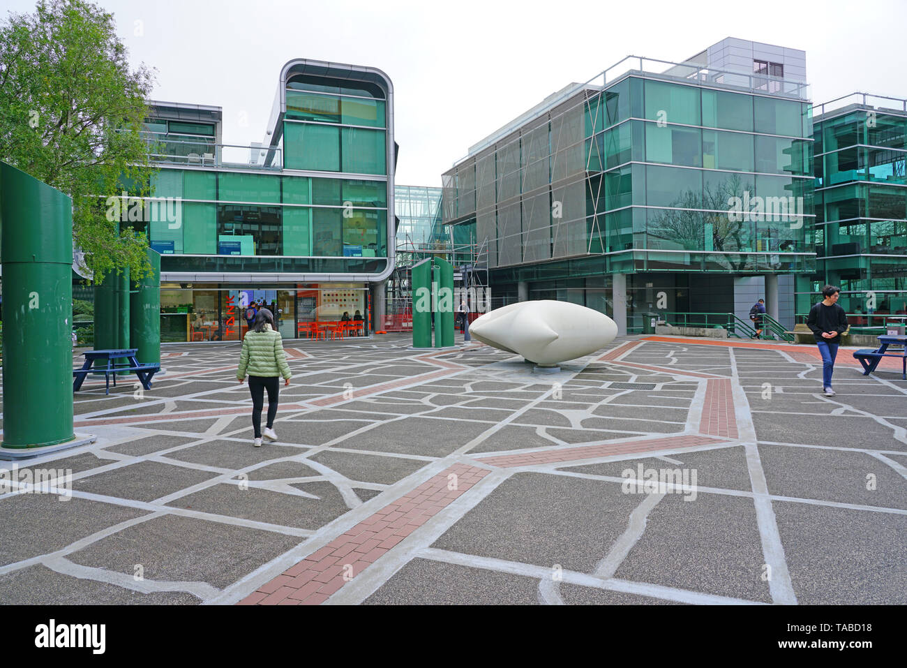 AUCKLAND, NEW ZEALAND -5 AUG 2018- View of the campus of the University ...