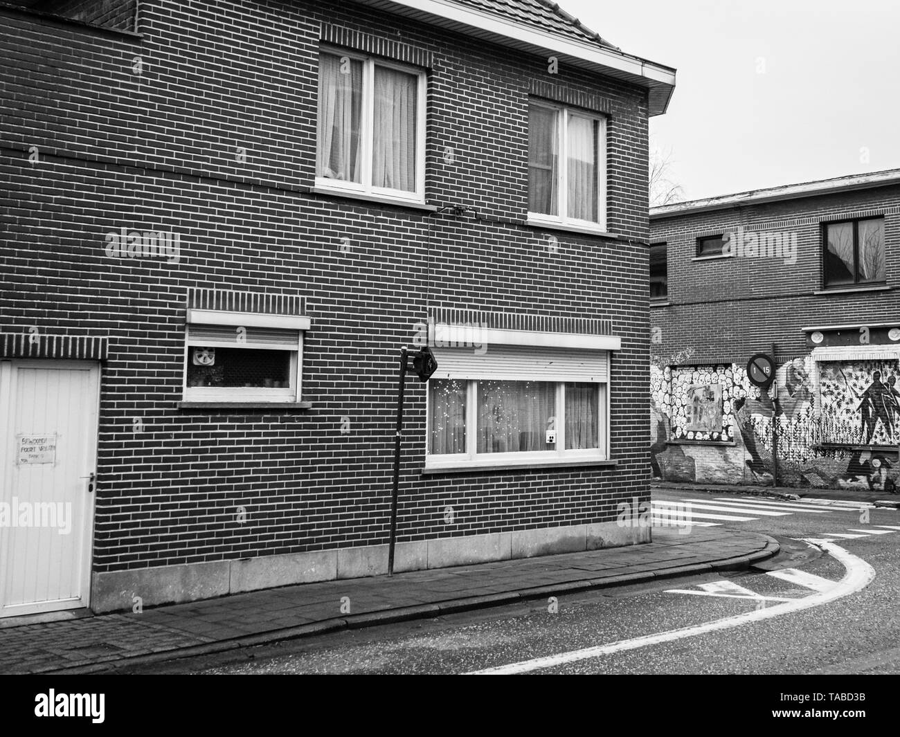 Abandoned town of Doel in Belgium Stock Photo - Alamy