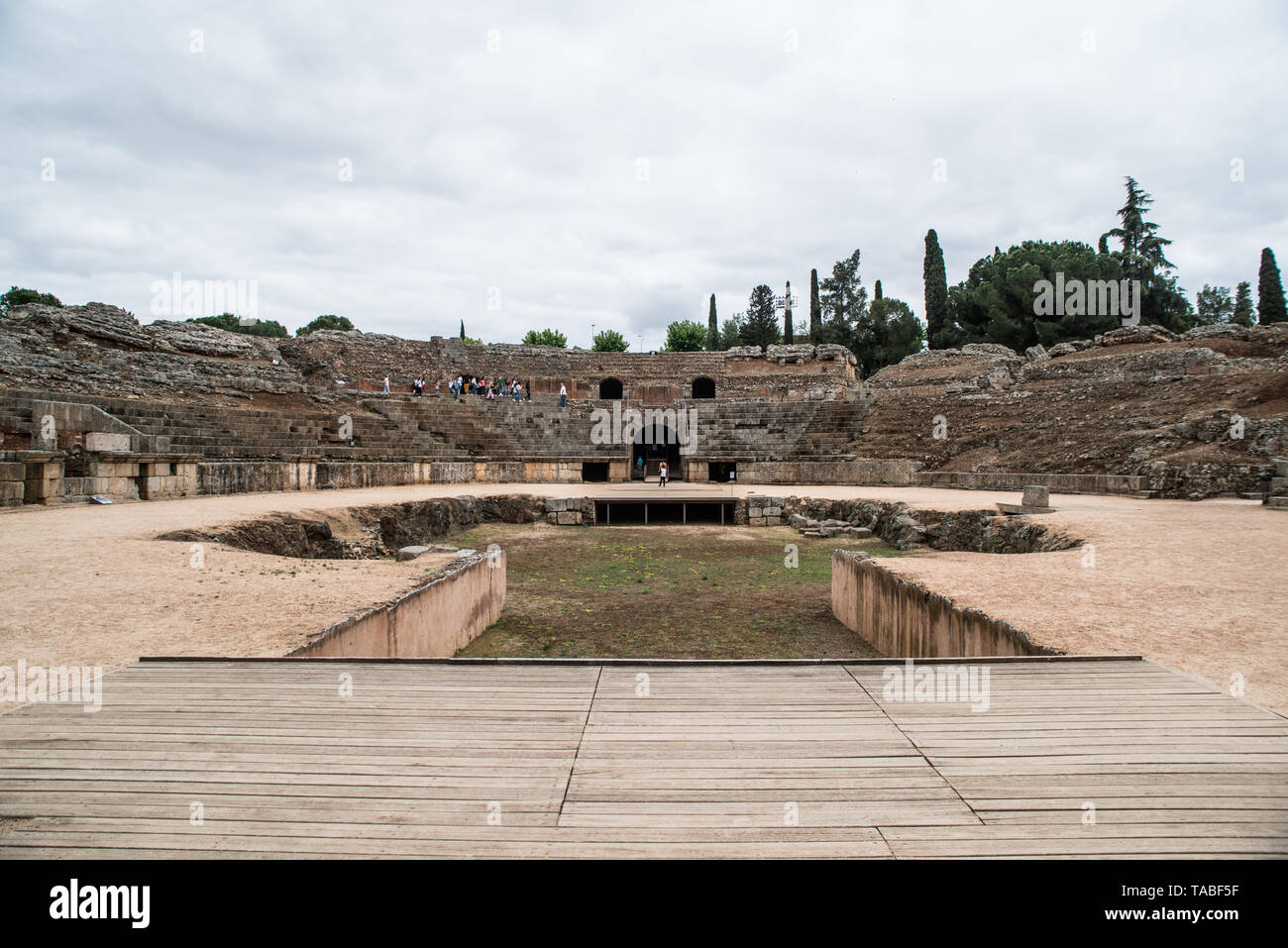 Roman Amphitheater, Merida, Spain, May 2019 Stock Photo - Alamy