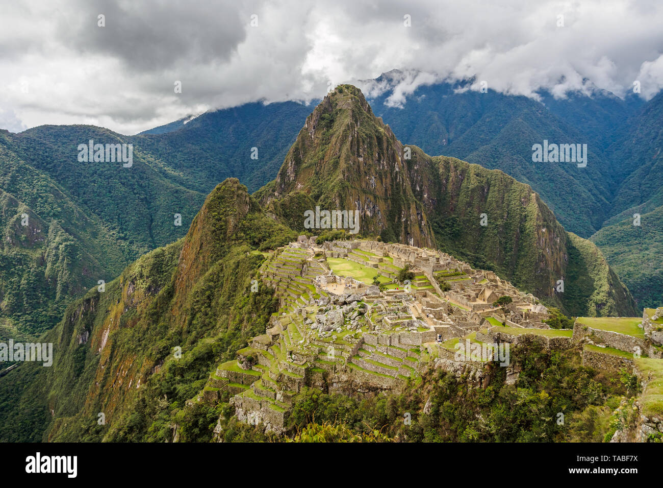 The lost Inca city of Machu Picchu in the Andes mountain range, Peru Stock Photo - Alamy