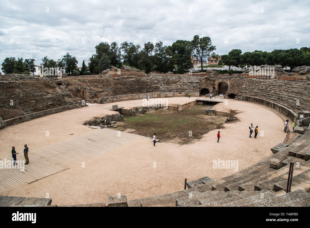 Roman Amphitheater, Merida, Spain, May 2019 Stock Photo - Alamy