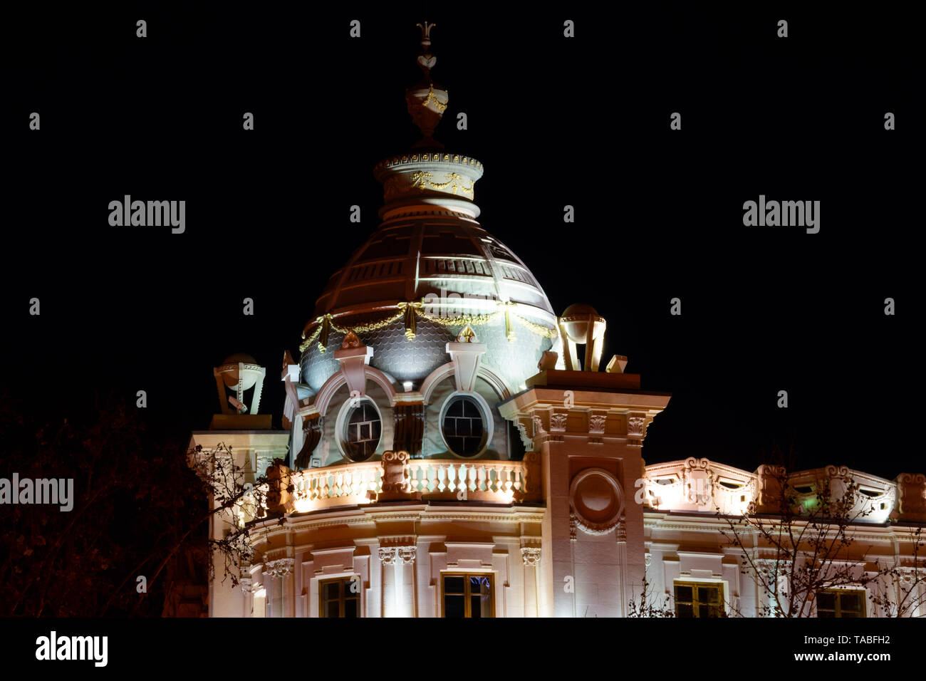 Valencia, Spain. February 6, 2019. Post and telegraph building (Oficina ...