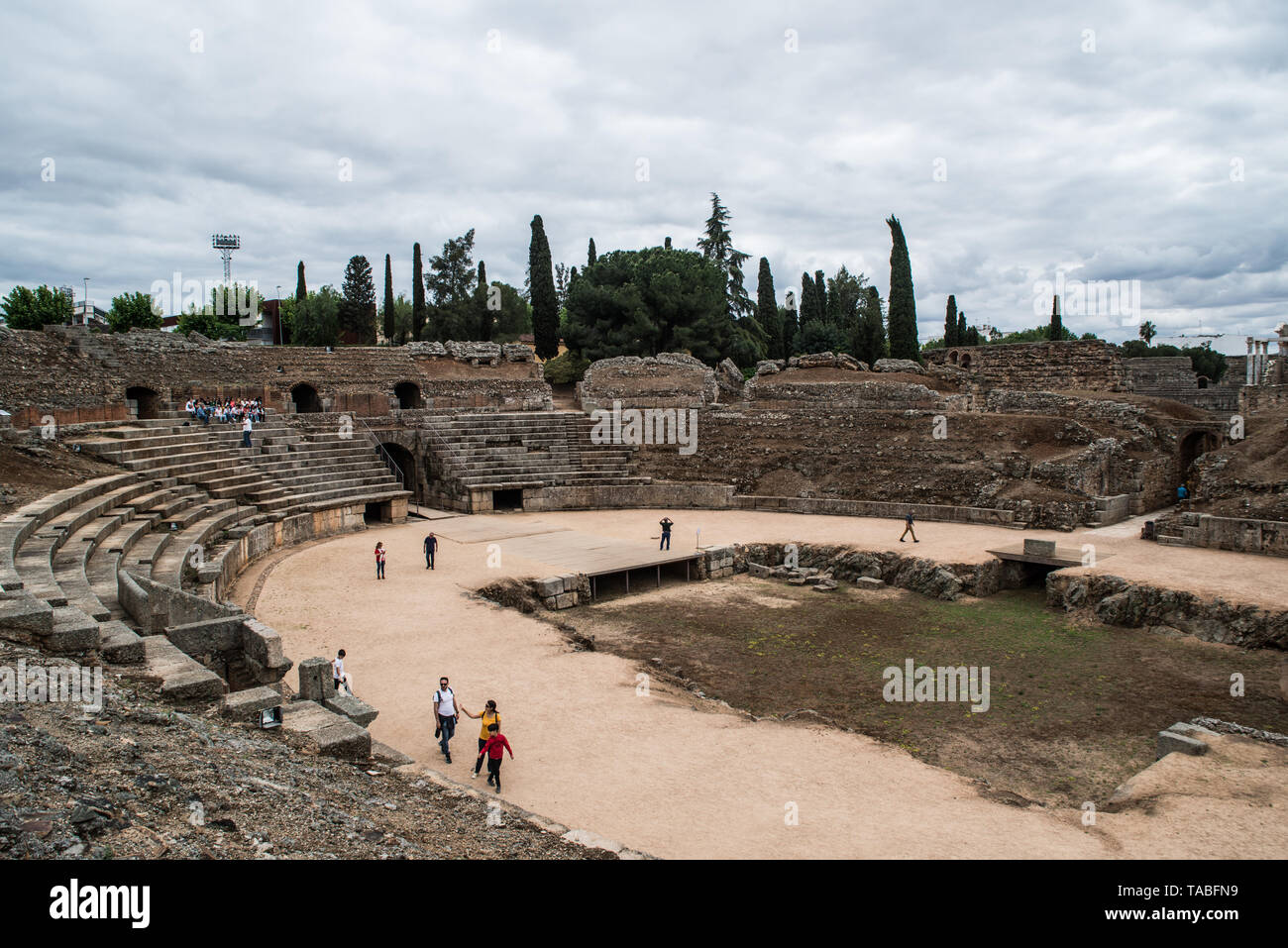 Roman Amphitheater, Merida, Spain, May 2019 Stock Photo - Alamy