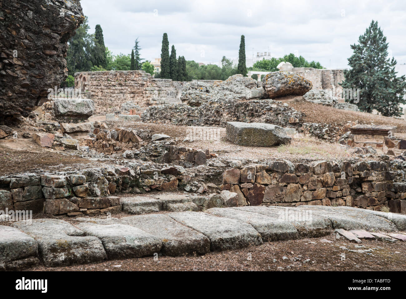 Roman Amphitheater, Merida, Spain, May 2019 Stock Photo - Alamy