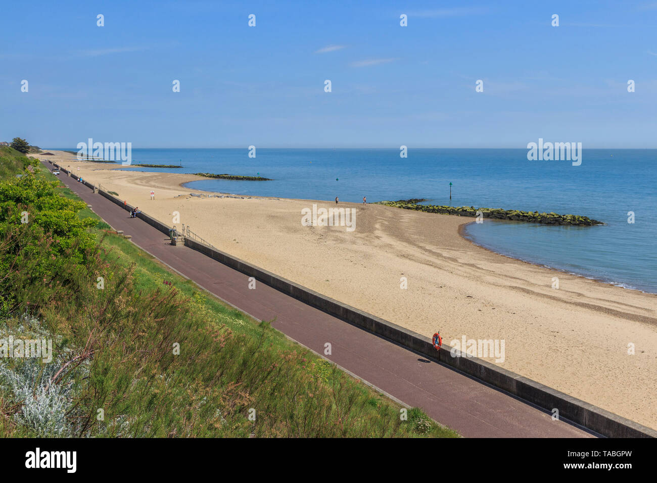 beach groynes to prevent coastal erosion,seaside town of clacton-on-sea ...