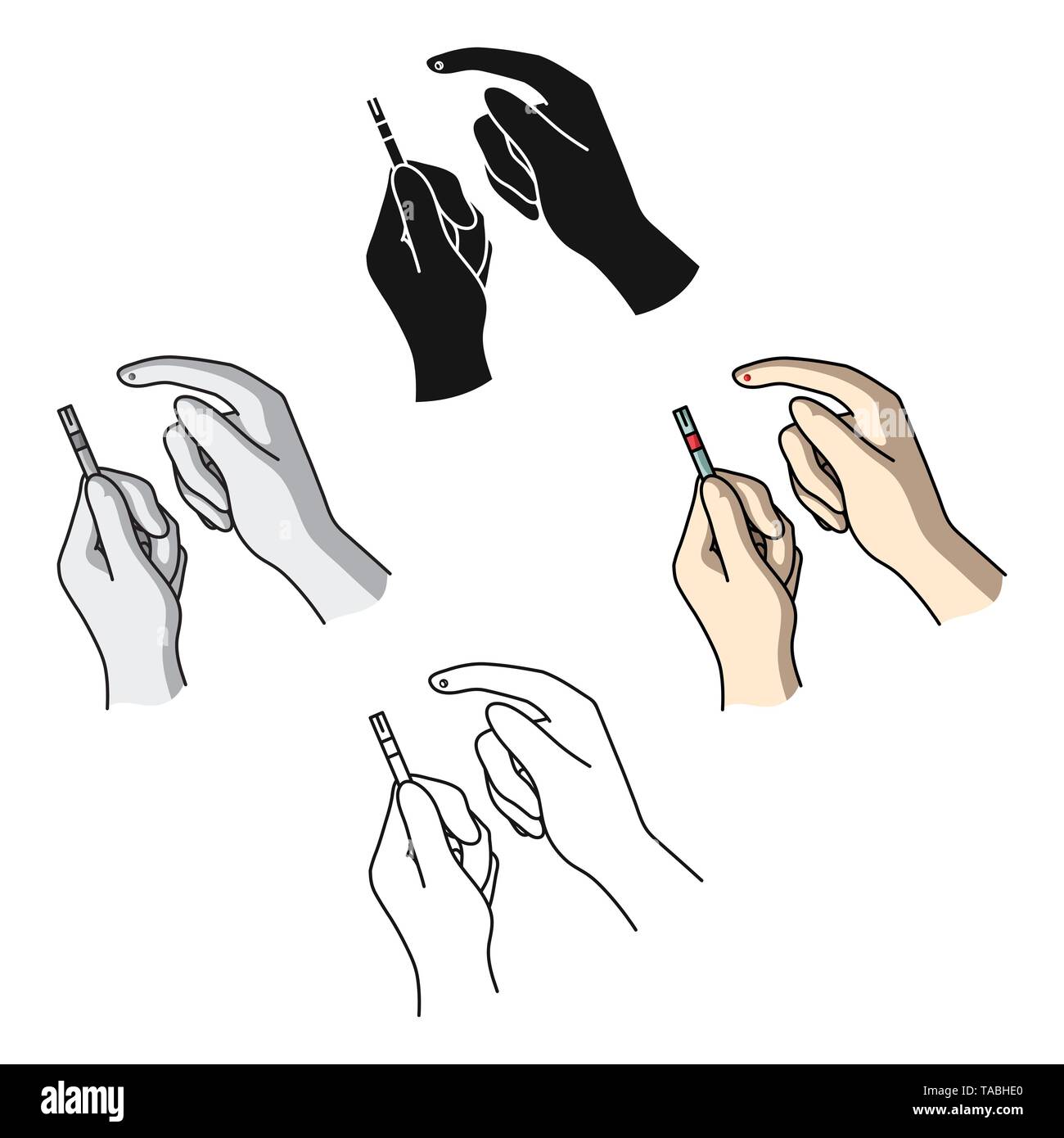 analysis,blood,care,cartoon,black,concept,design,device,diagnosing ...